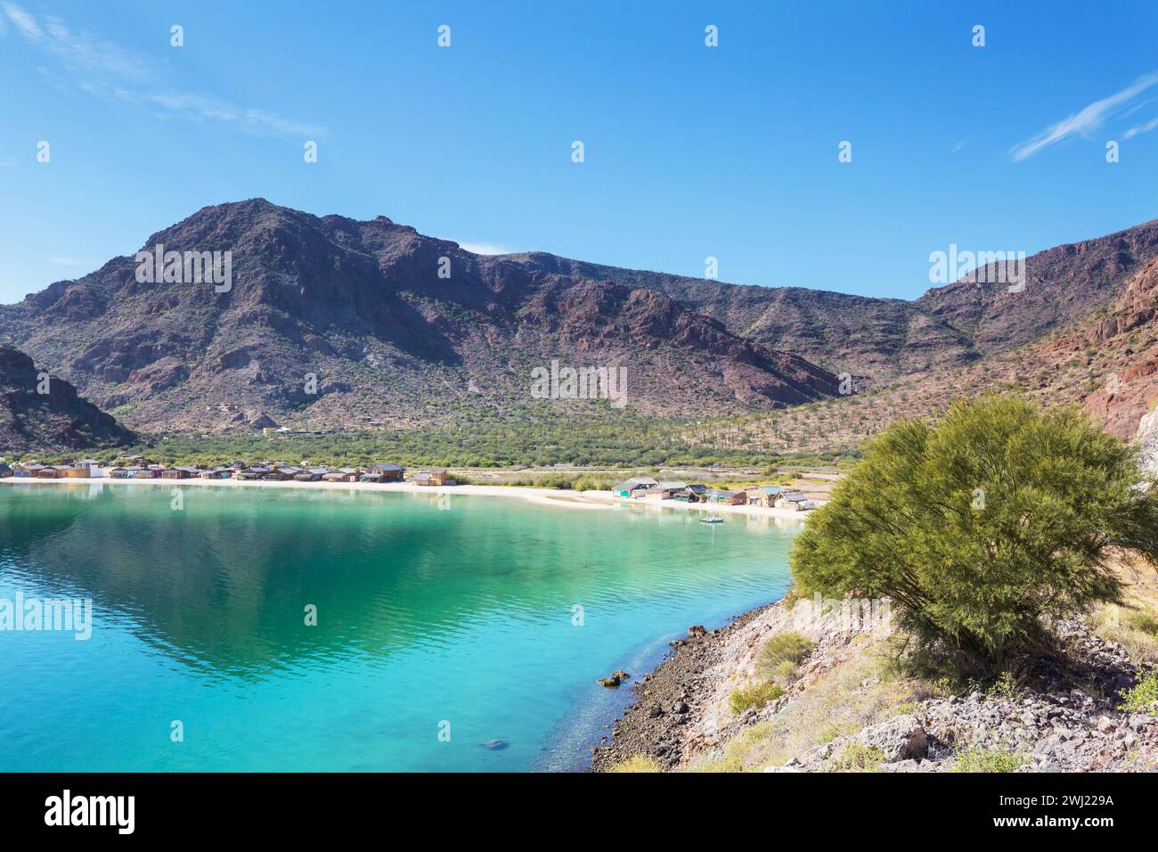 Picturesque landscape in the Mexican state of Baja California, Mexico ...