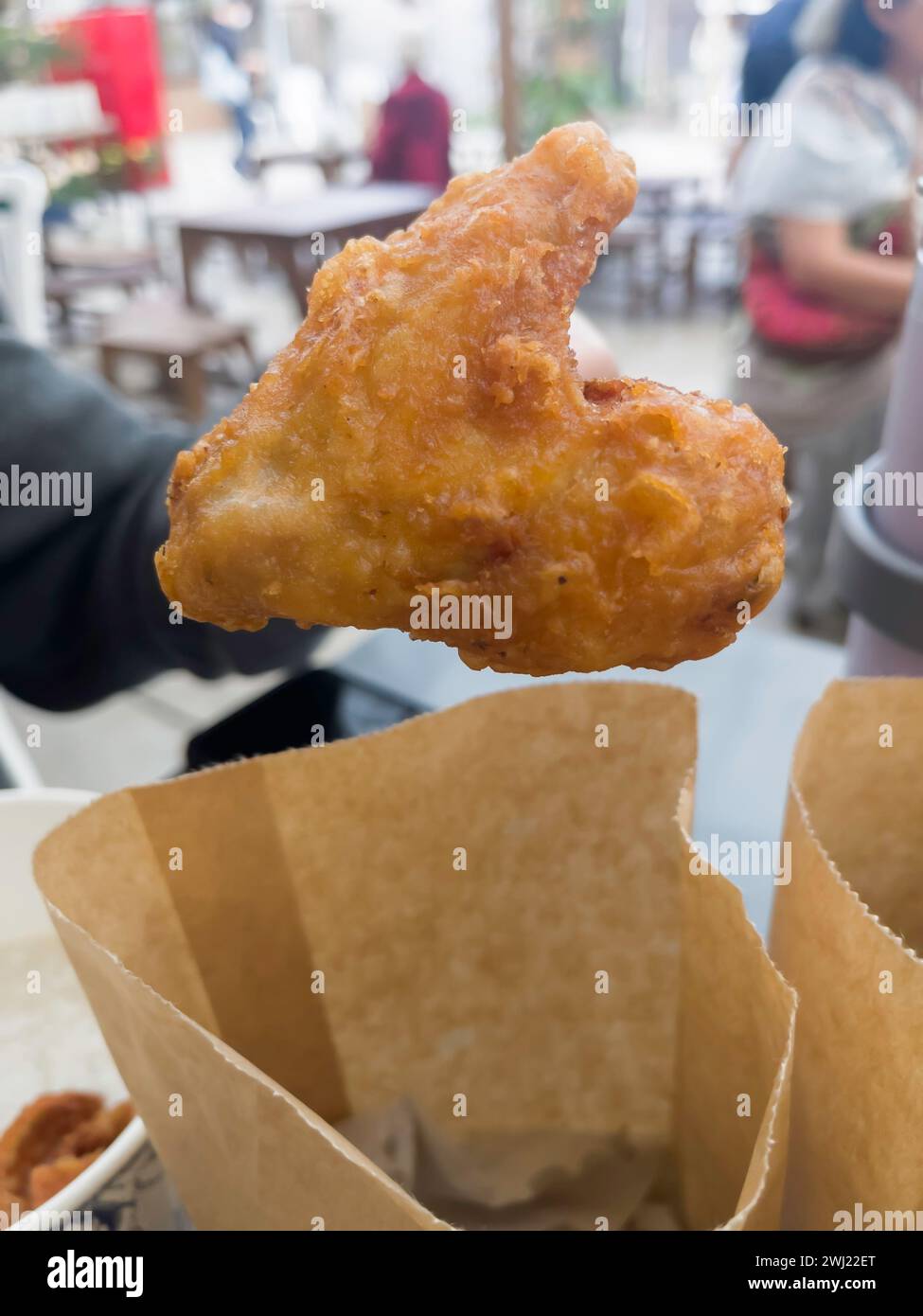 Fried chicken from street market, stock photo Stock Photo - Alamy