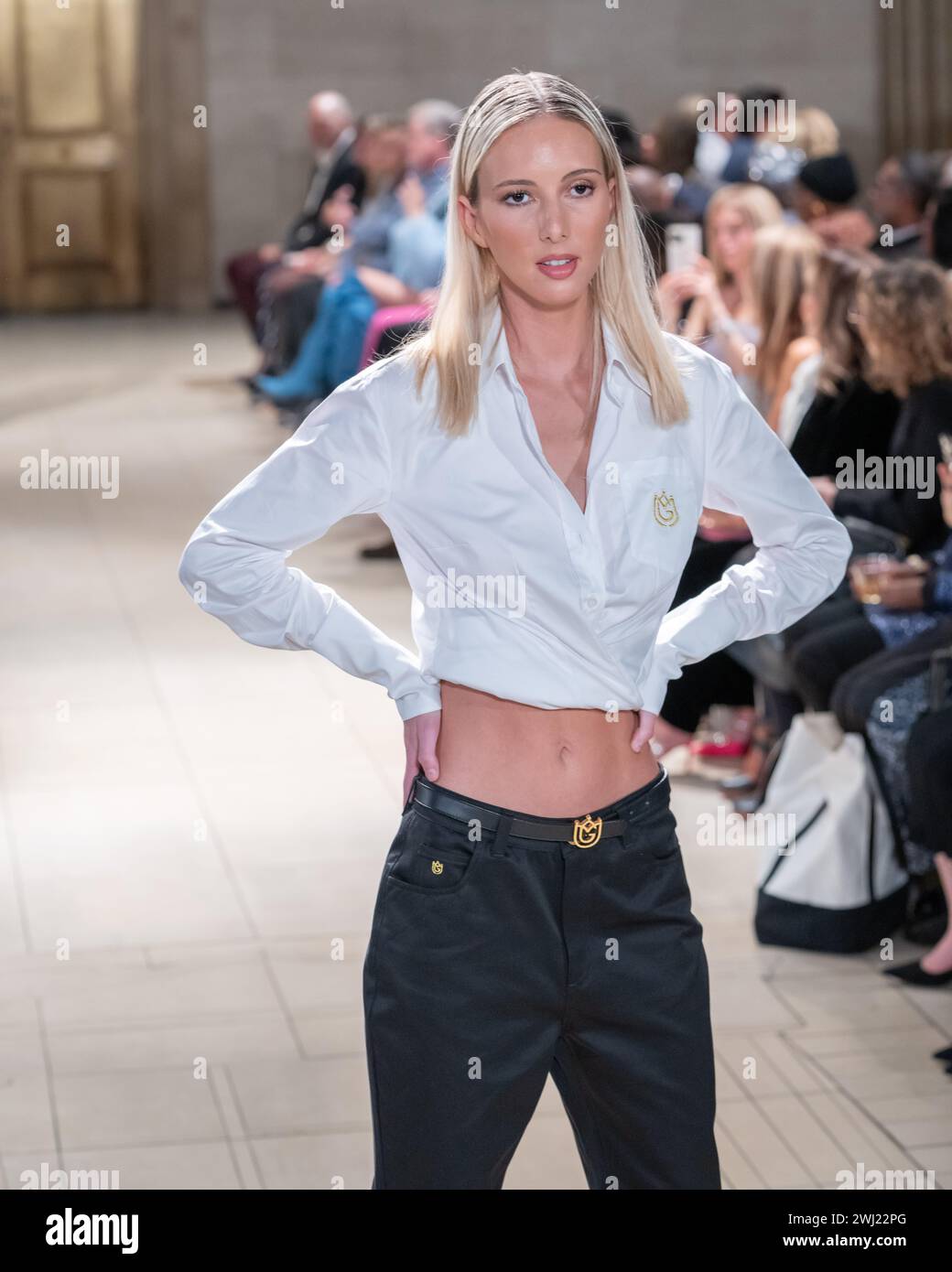 Models walk the Michelle Garcia FW24 EPN NYFW Runway Show at Lehman ...