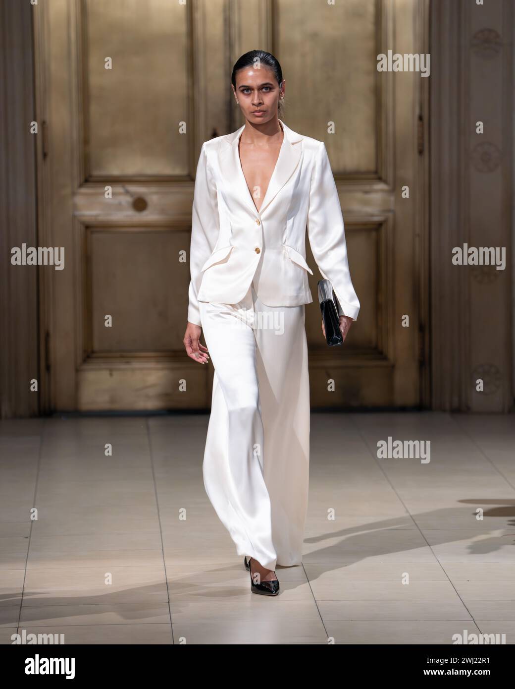 Models walk the Michelle Garcia FW24 EPN NYFW Runway Show at Lehman ...