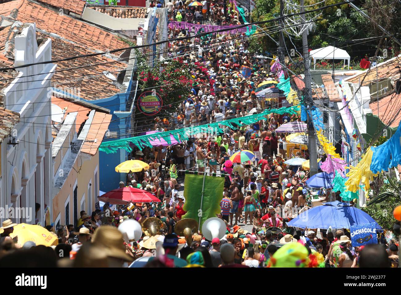 PE - OLINDA - 02/12/2024 - OLINDA CARNIVAL 2024 - Revelers during ...