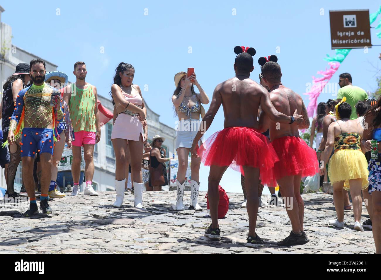 PE - OLINDA - 02/12/2024 - OLINDA CARNIVAL 2024 - Revelers during ...