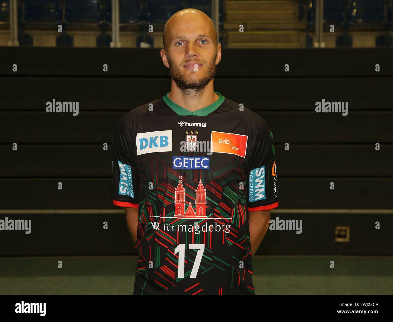 Handball player Tim Hornke SC Magdeburg HBL Liqui Moly Handball ...