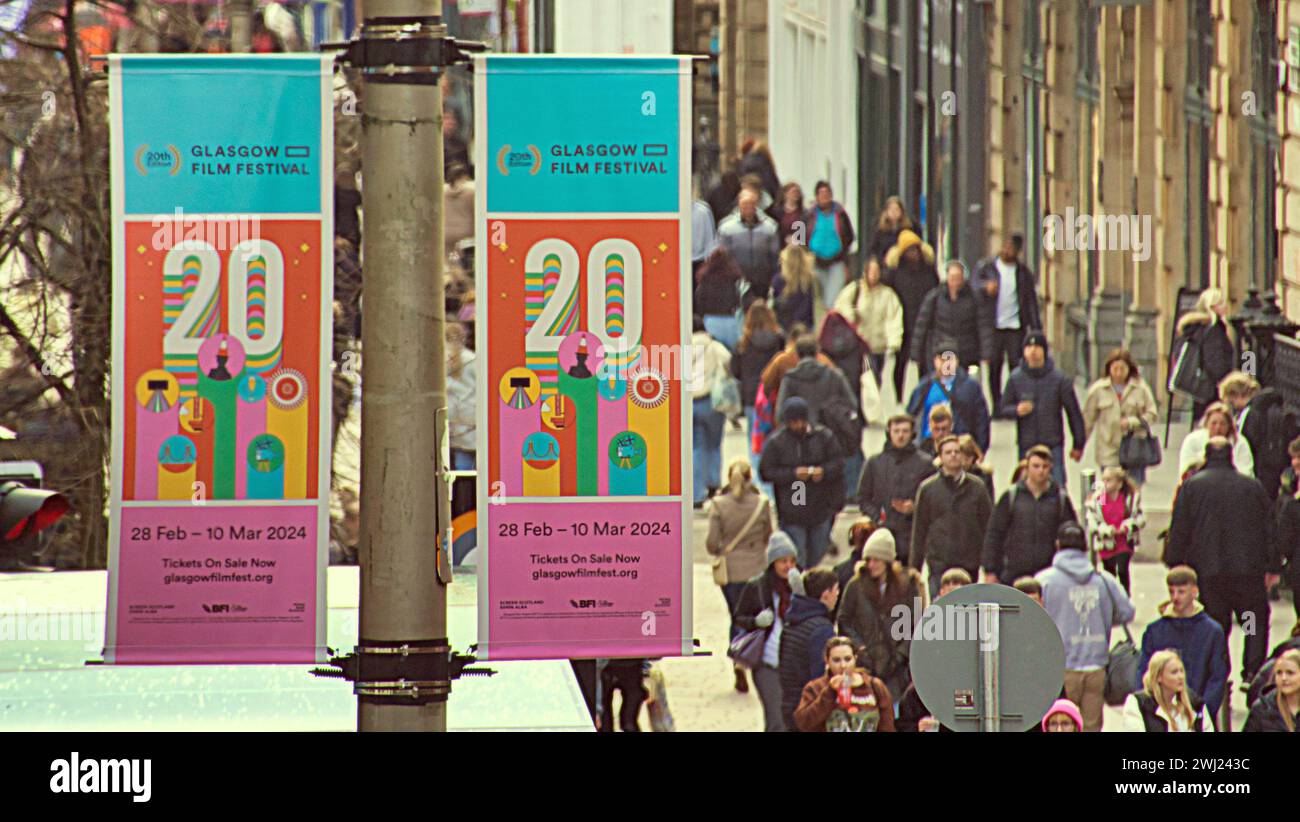 Glasgow, Scotland, UK. 12th February, 2024. Glasgow international film ...