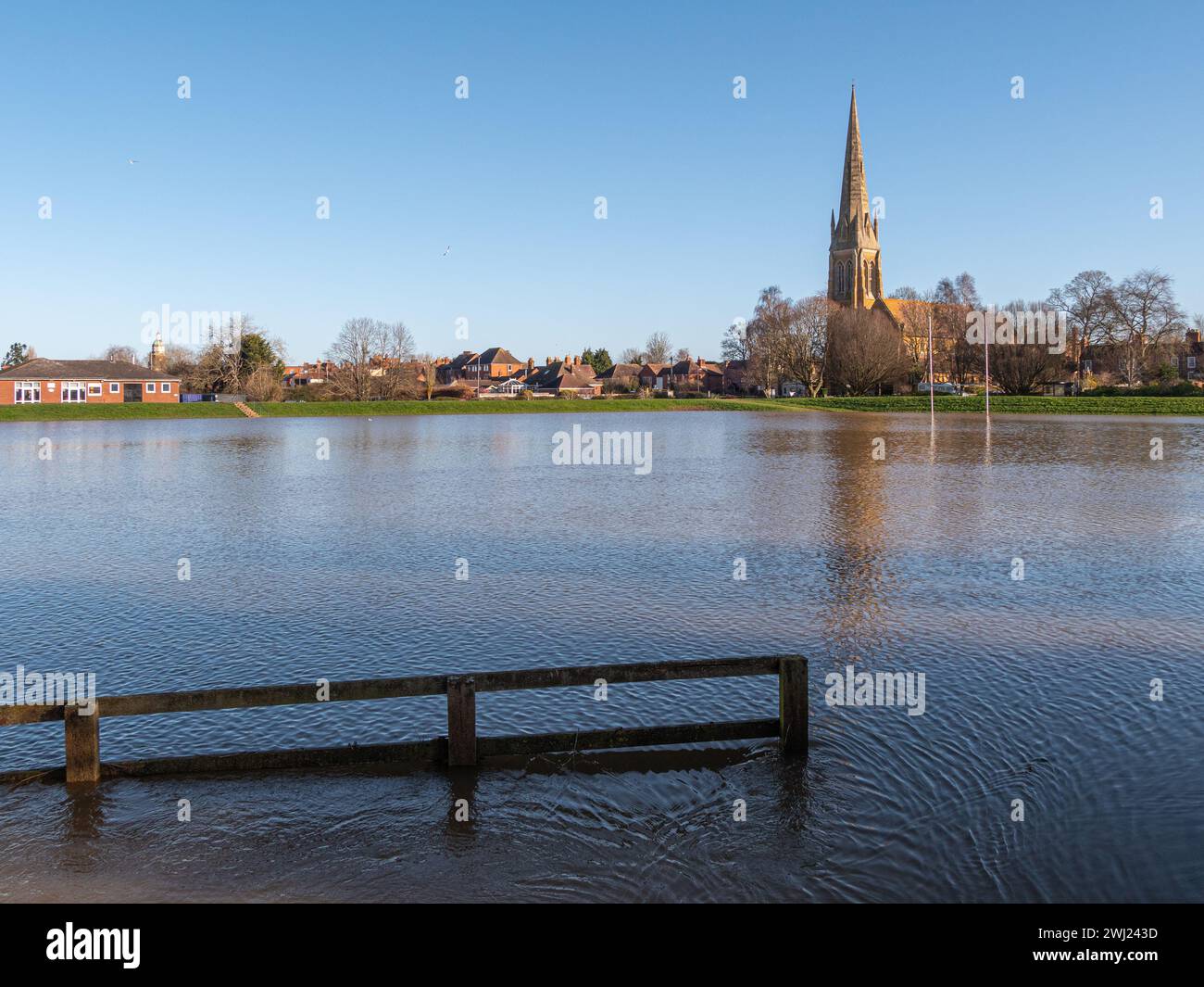 2024 Flooding in Upton on Severn, UK Stock Photo - Alamy