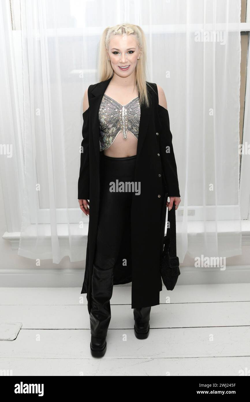 Photo by: Avid Fotos/STAR MAX/IPx 2024 2/11/24 Max Rae at MELKE AW24 ...