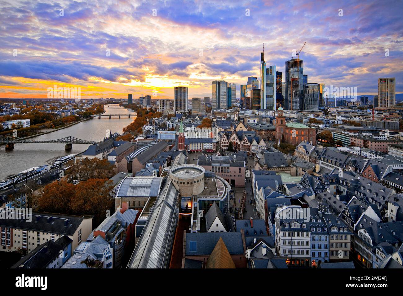 Frankfurt city view modern hi-res stock photography and images - Alamy