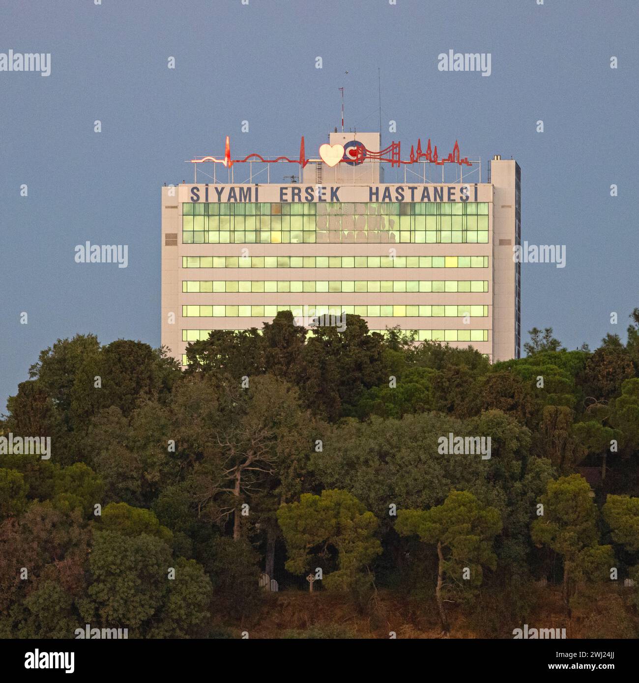 Istanbul, Turkey - October 19, 2023: Siyami Ersek Hastanesi University ...