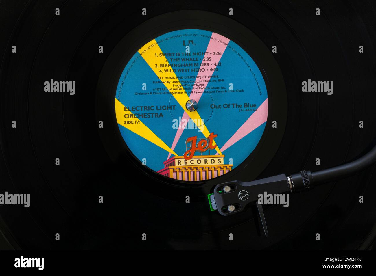 Electric Light Orchestra ELO Out of the Blue vinyl record album LP with ...