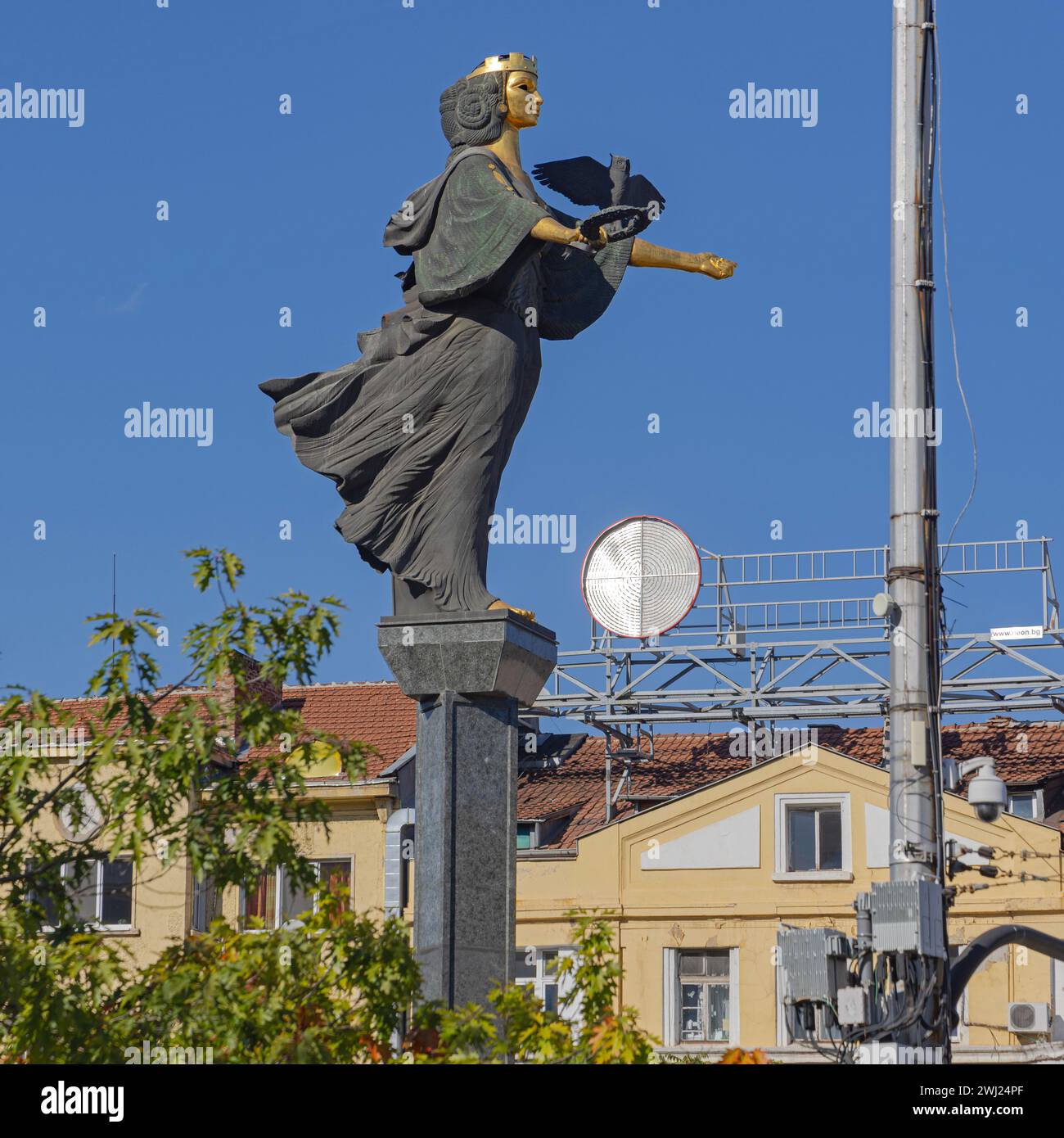 Sofia, Bulgaria - October 16, 2023: Statue of Saint Sofia Monument in ...