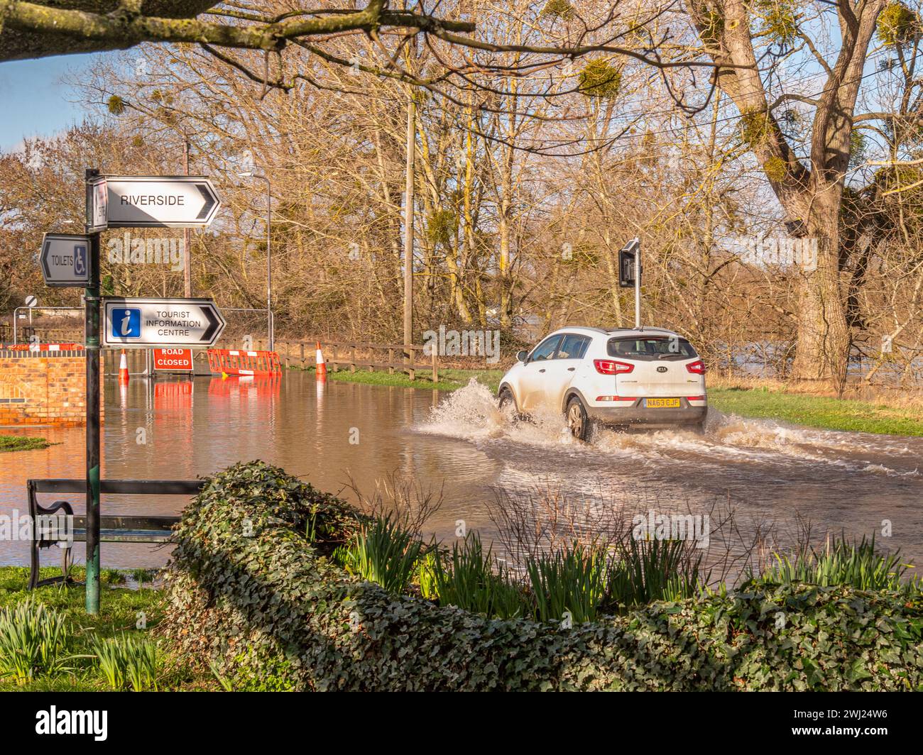 2024 Flooding in Upton on Severn, UK Stock Photo - Alamy