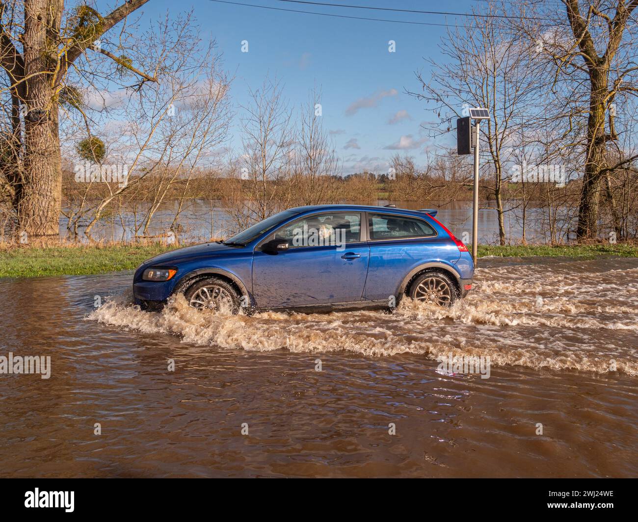 2024 Flooding in Upton on Severn, UK Stock Photo - Alamy