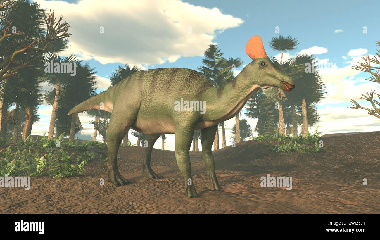Adynomosaurus dinosaur (Late Cretaceous Stock Photo - Alamy
