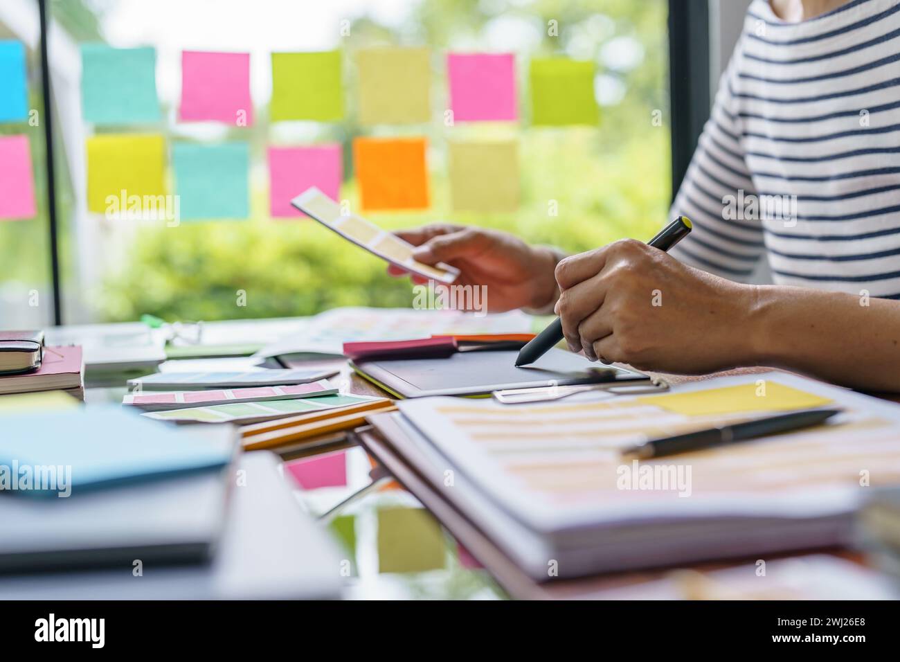 Teamwork brainstorming Creative idea Business project. Business PeopleÂ ...