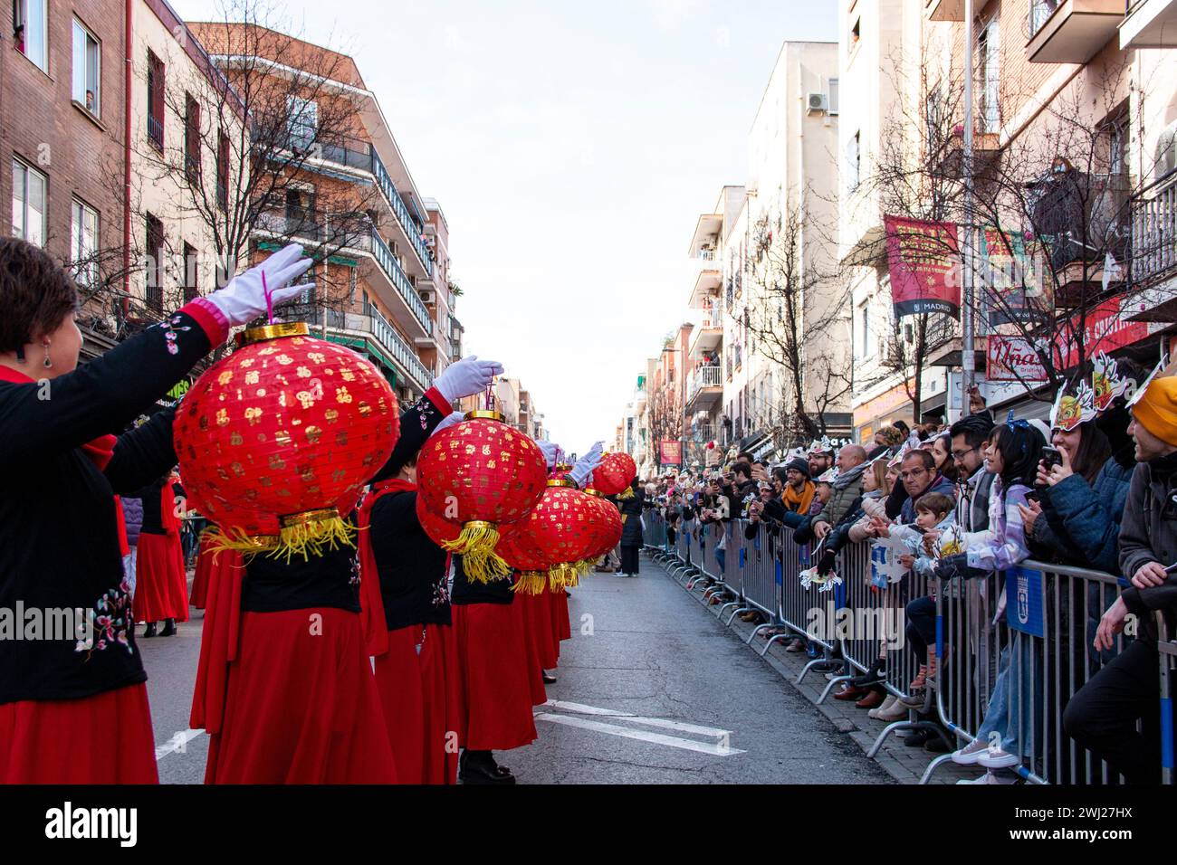 Chinese New Year Wooden Dragon Parade. In this case we can see the ...