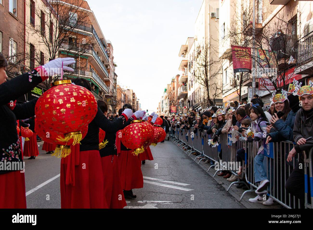 Chinese New Year Wooden Dragon Parade. In this case we can see the ...