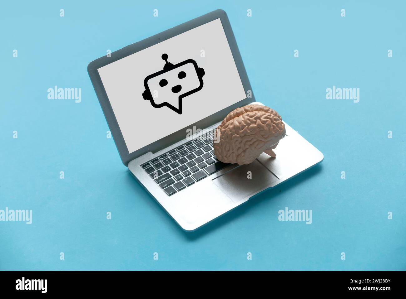 Chatbot Concept Conversation With Robotai Assistant Support And Faq Conceptasking Questions