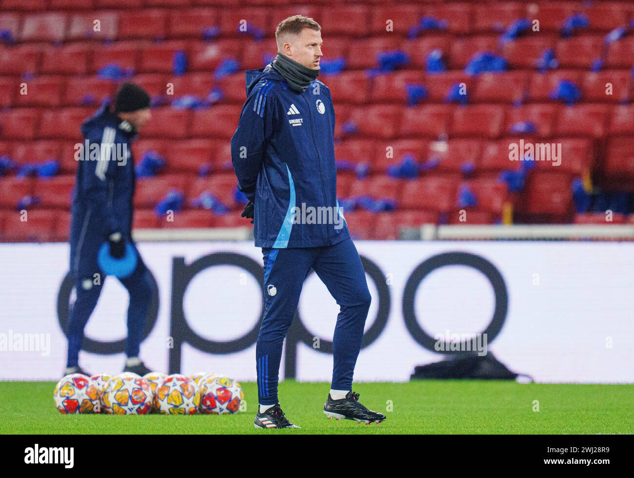 Head coach Jacob Neestrup during training with FC Copenhagen in Parken ...