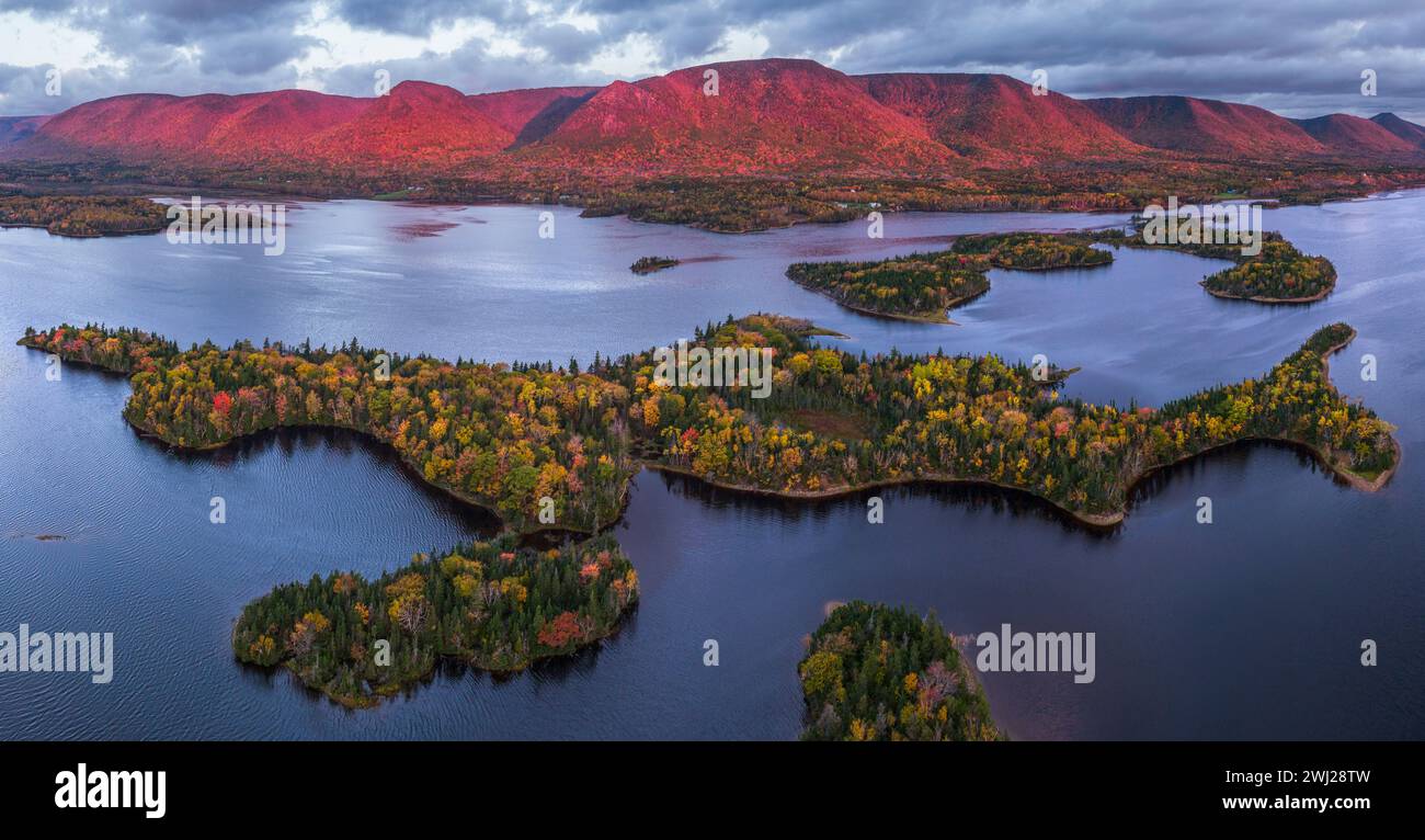 Fall Sunrise in the Coastal Highlands of Cape Breton Stock Photo - Alamy