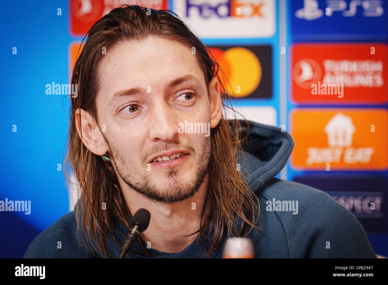 Rasmus Falk during a press conference with FC Copenhagen in Parken, Copenhagen, Monday 12 ...