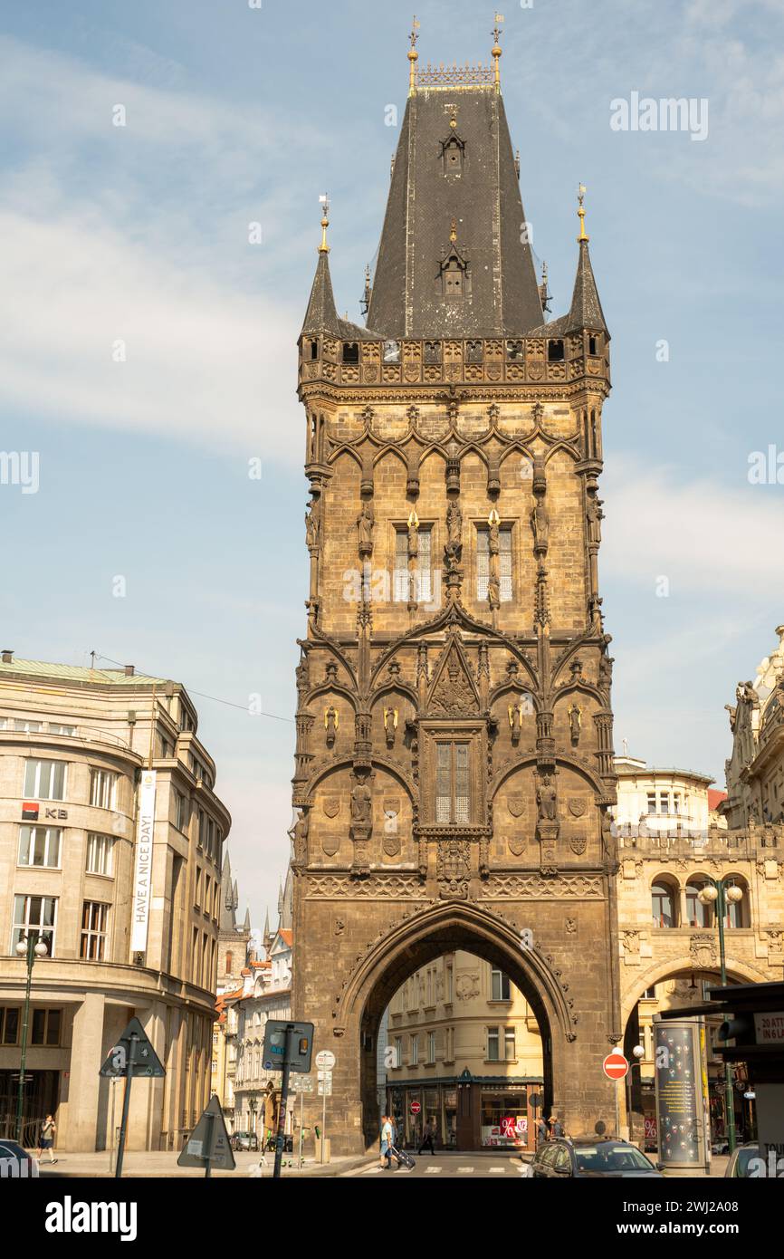 Powder tower city gate hi-res stock photography and images - Alamy