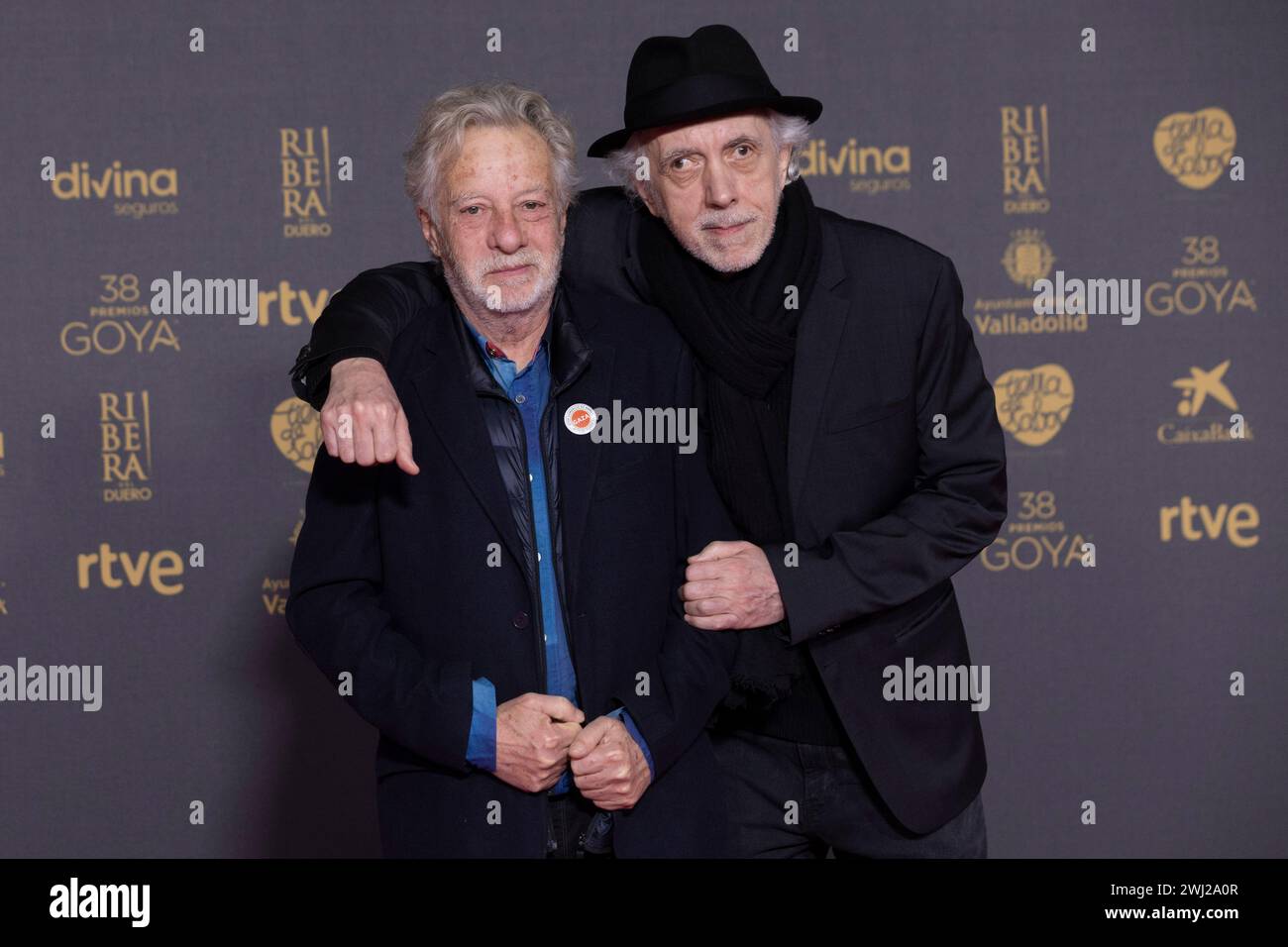 Madrid, Spain. 10th Feb, 2024. Fernando Trueba and Javier Mariscal ...