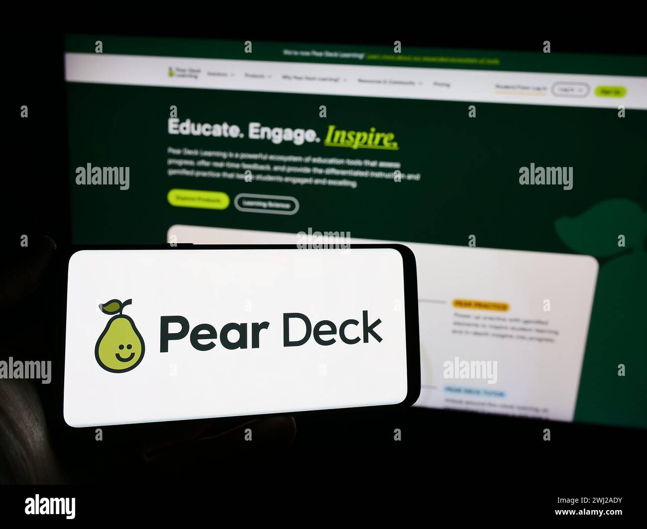 Pear deck logo hi-res stock photography and images - Alamy