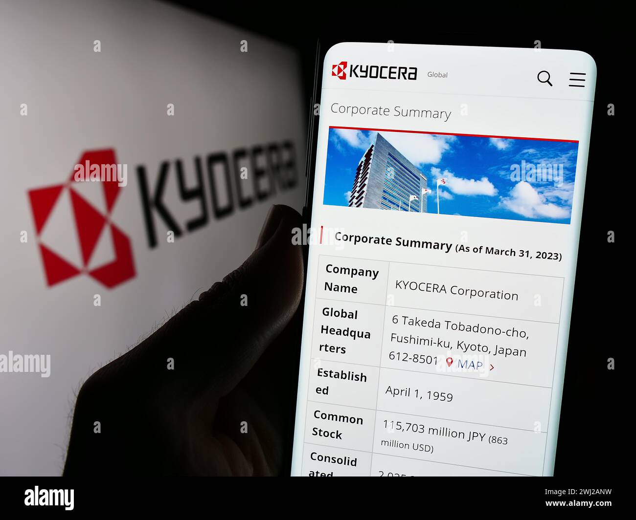 Kyocera corp hi-res stock photography and images - Alamy