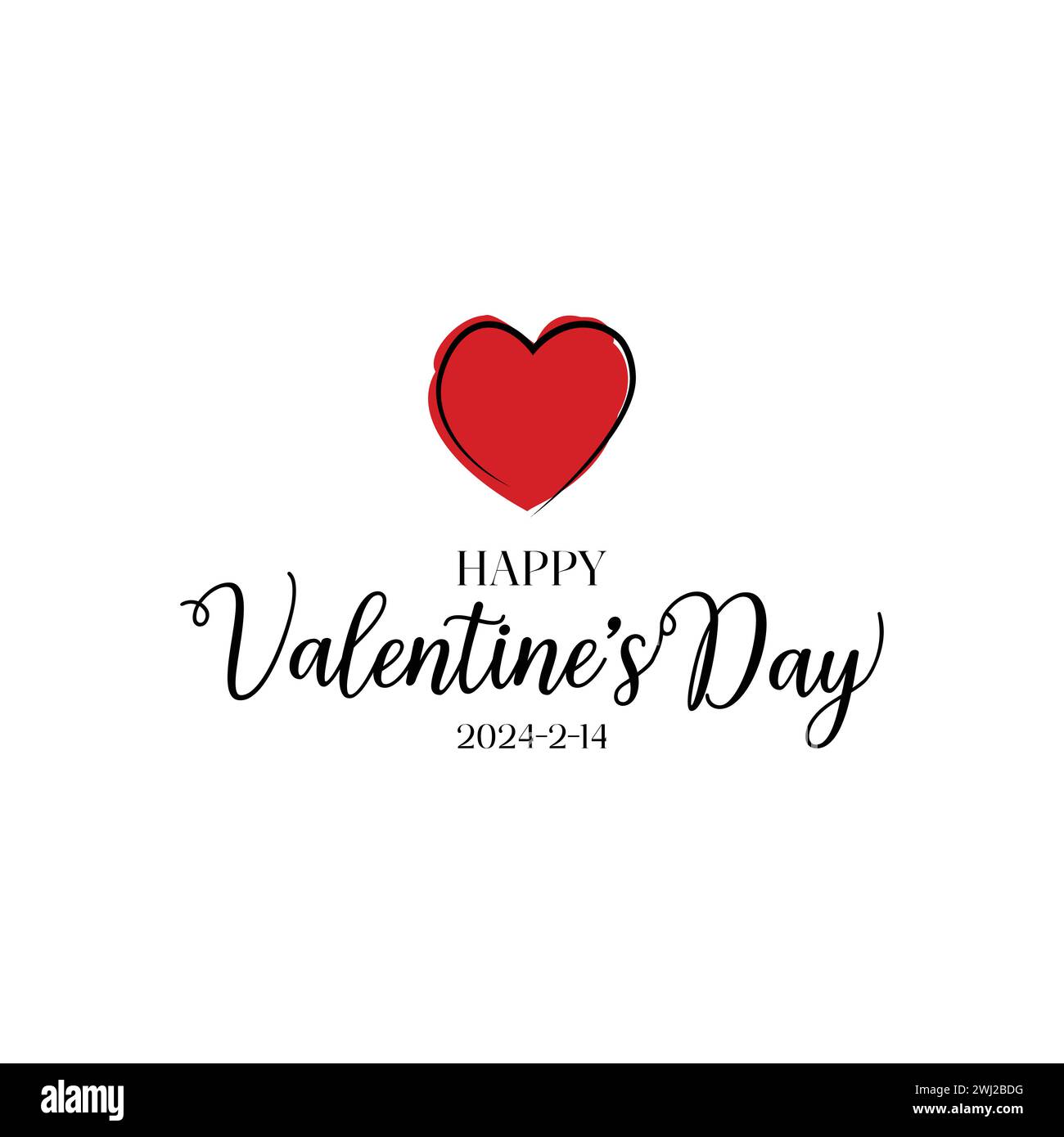 Valentines day saint feast Stock Vector Images - Alamy