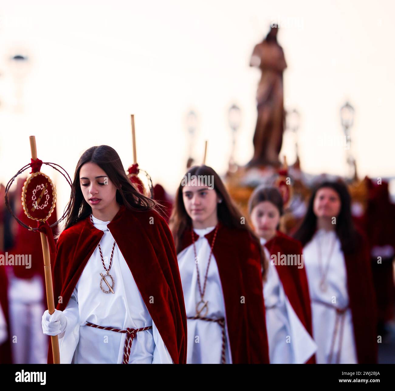 Nazarene women on the ascent to Calvary Stock Photo - Alamy
