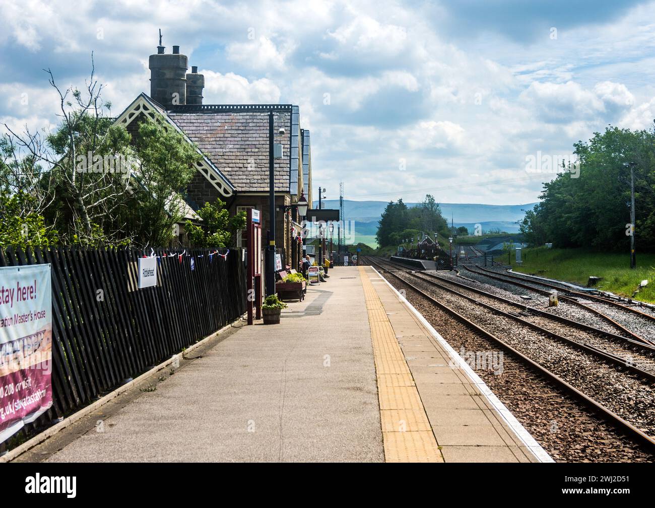 Ribblehead station is just a short walk from the famous Ribblehead ...
