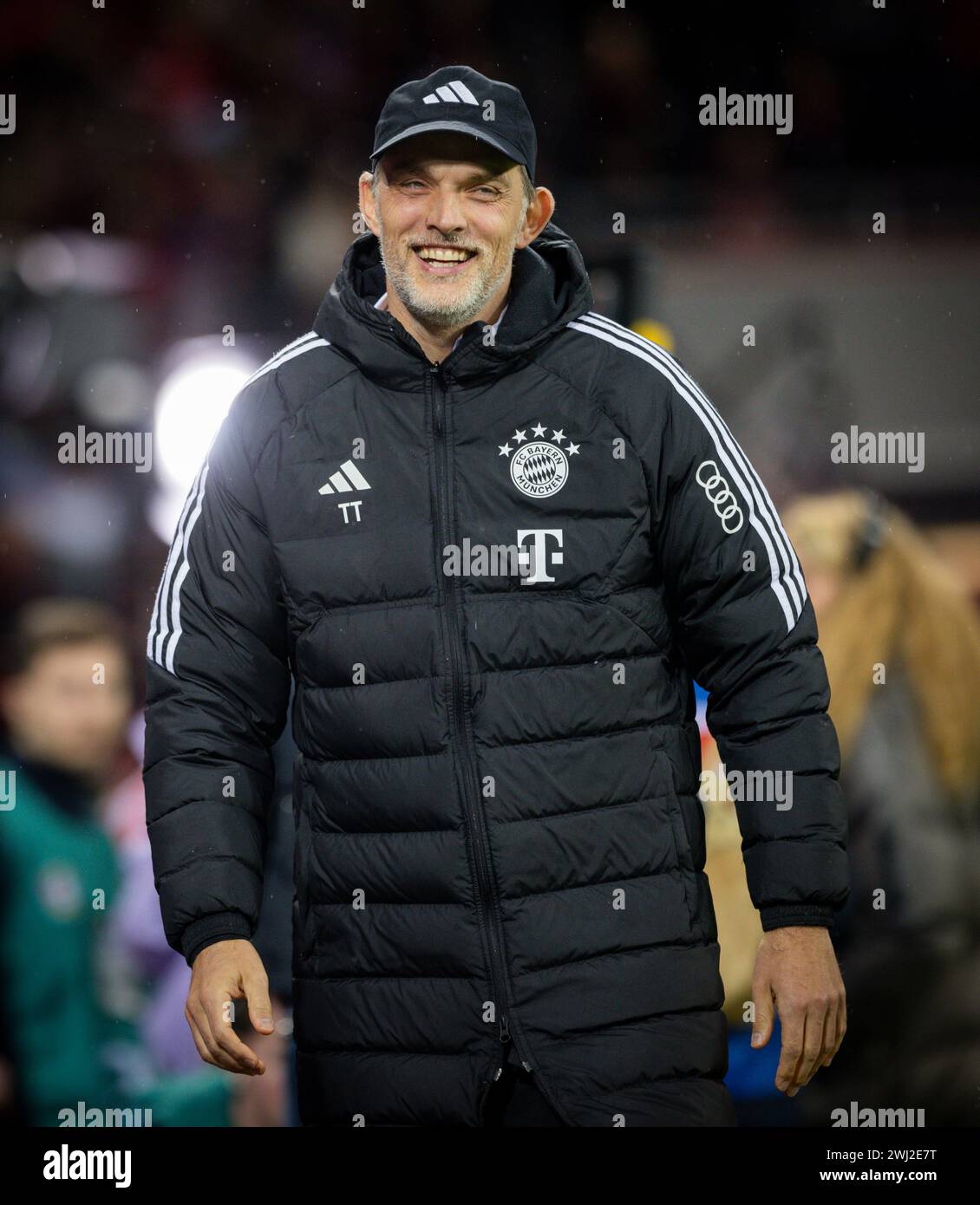 Leverkusen, Germany. 10th Feb 2024. Trainer Thomas Tuchel (Muenchen ...