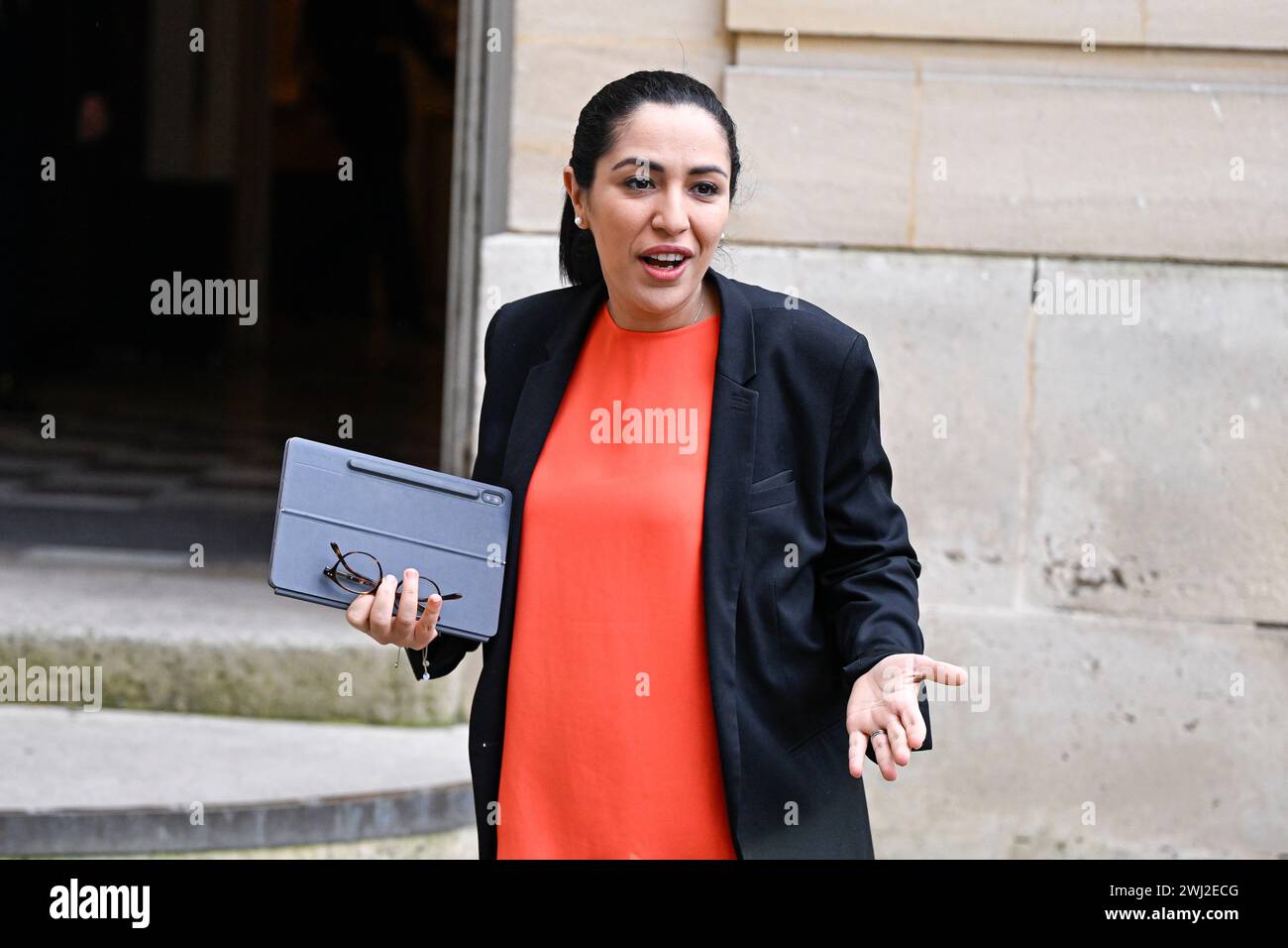 Sarah El Hairy during a government ministerial "work seminar" with ...