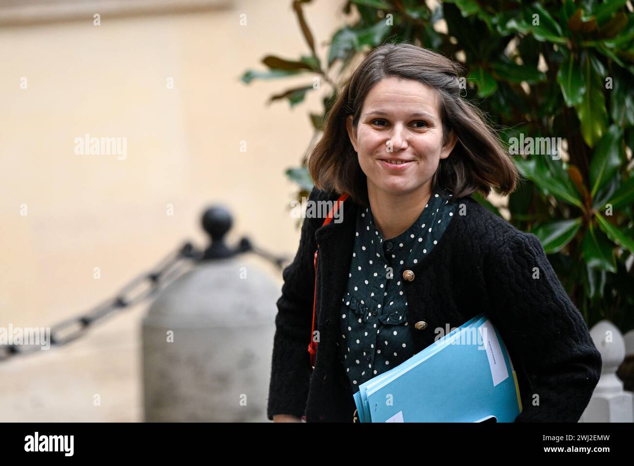 Paris, France. 10th Feb, 2024. Marie Lebec during a government ...
