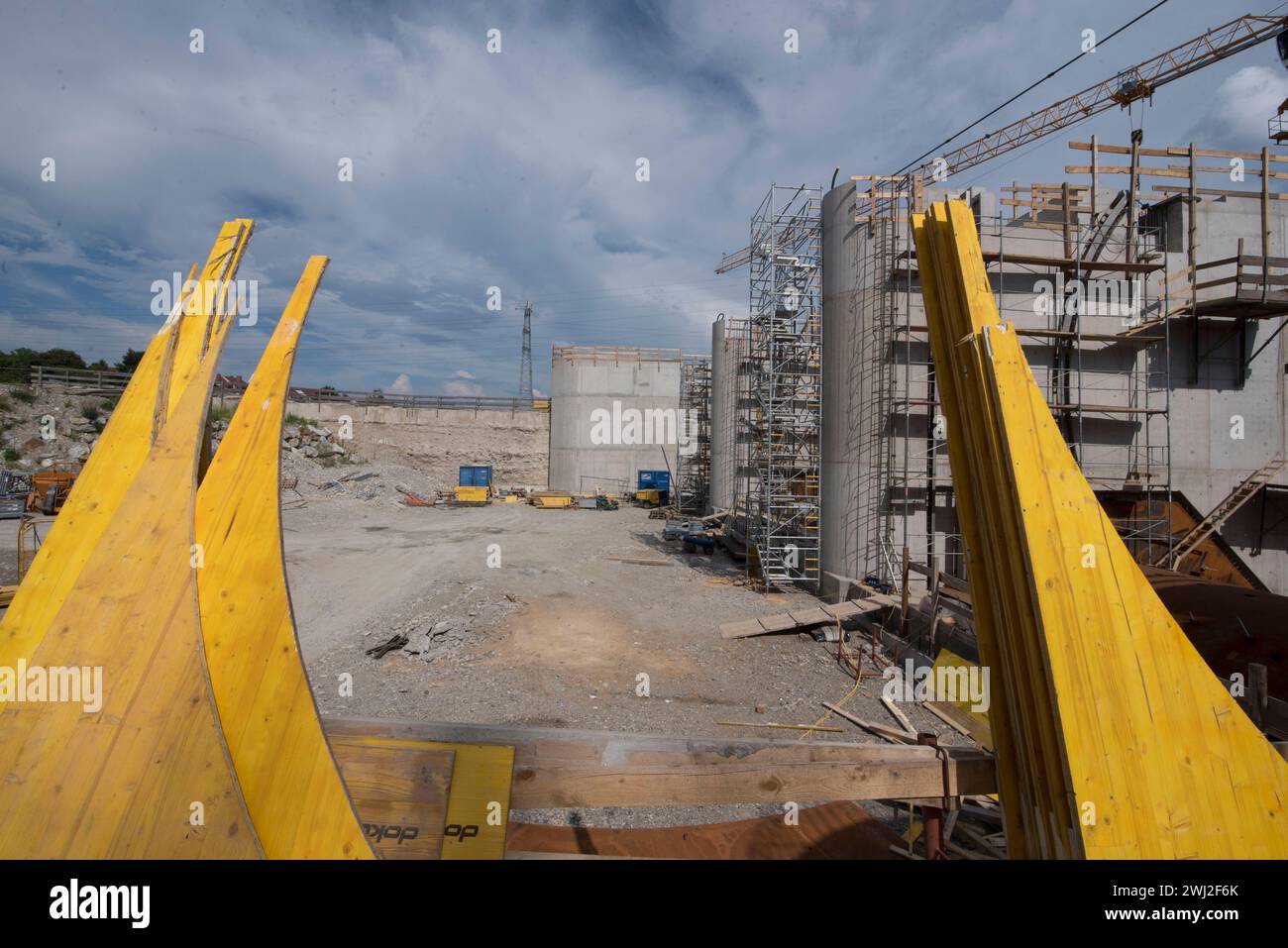 Doka formwork on the construction side Stock Photo - Alamy