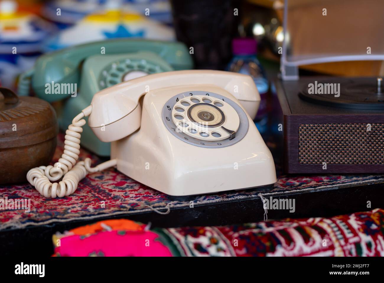 Karachi, Pakistan - January 10, 2024: Old fashion telephone dial Stock ...