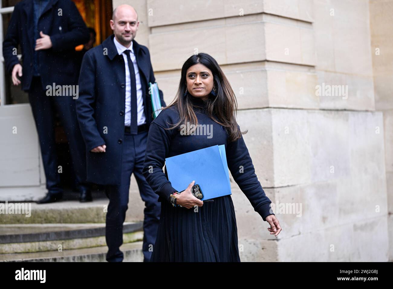 Paris, France. 10th Feb, 2024. Prisca Thevenot during a government ...
