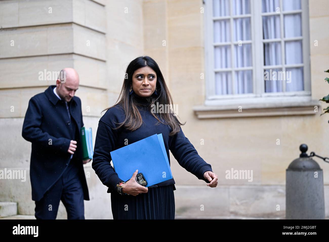 Paris, France. 10th Feb, 2024. Prisca Thevenot during a government ...