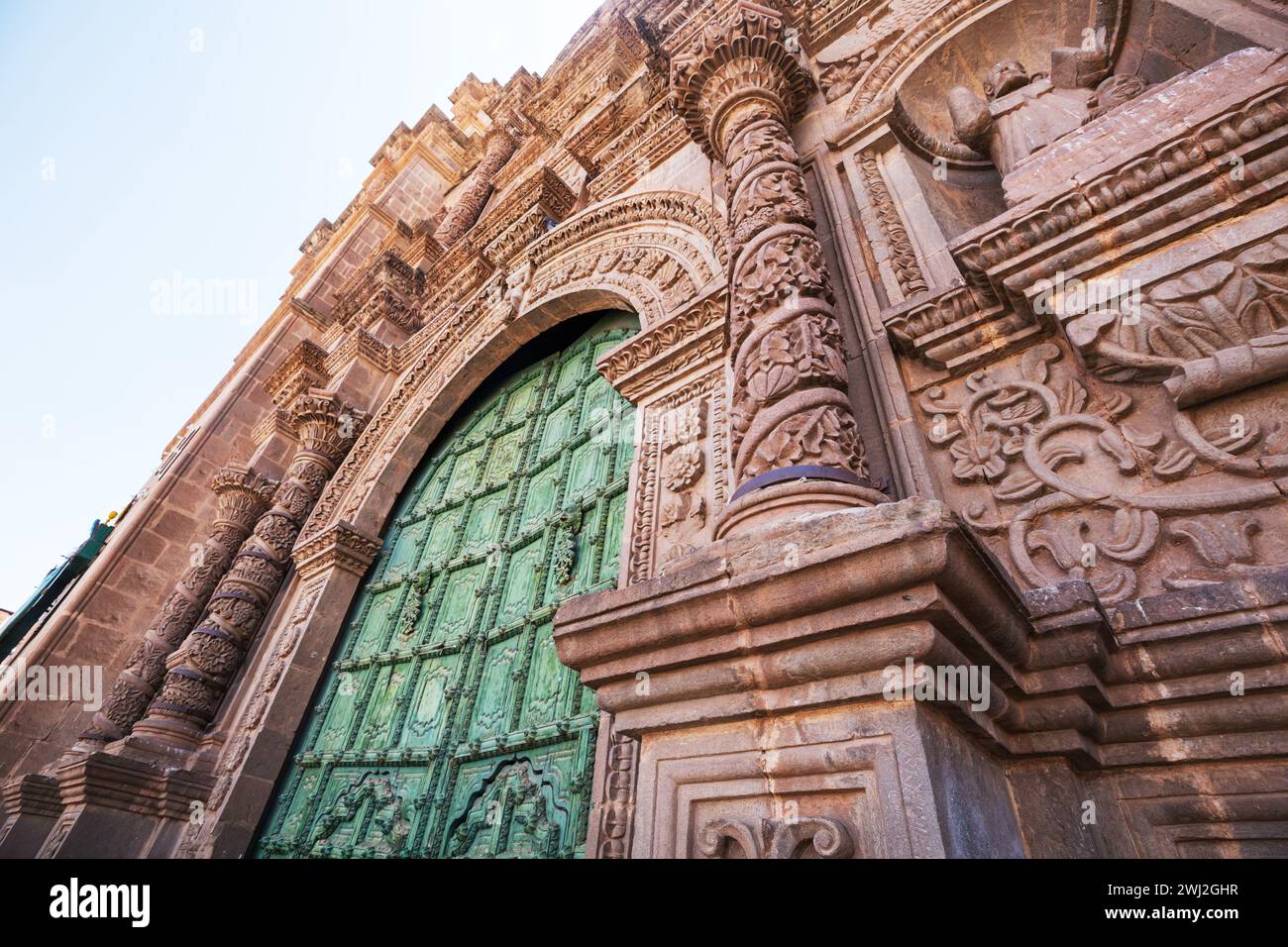 Colonial architecture in Peru Stock Photo - Alamy
