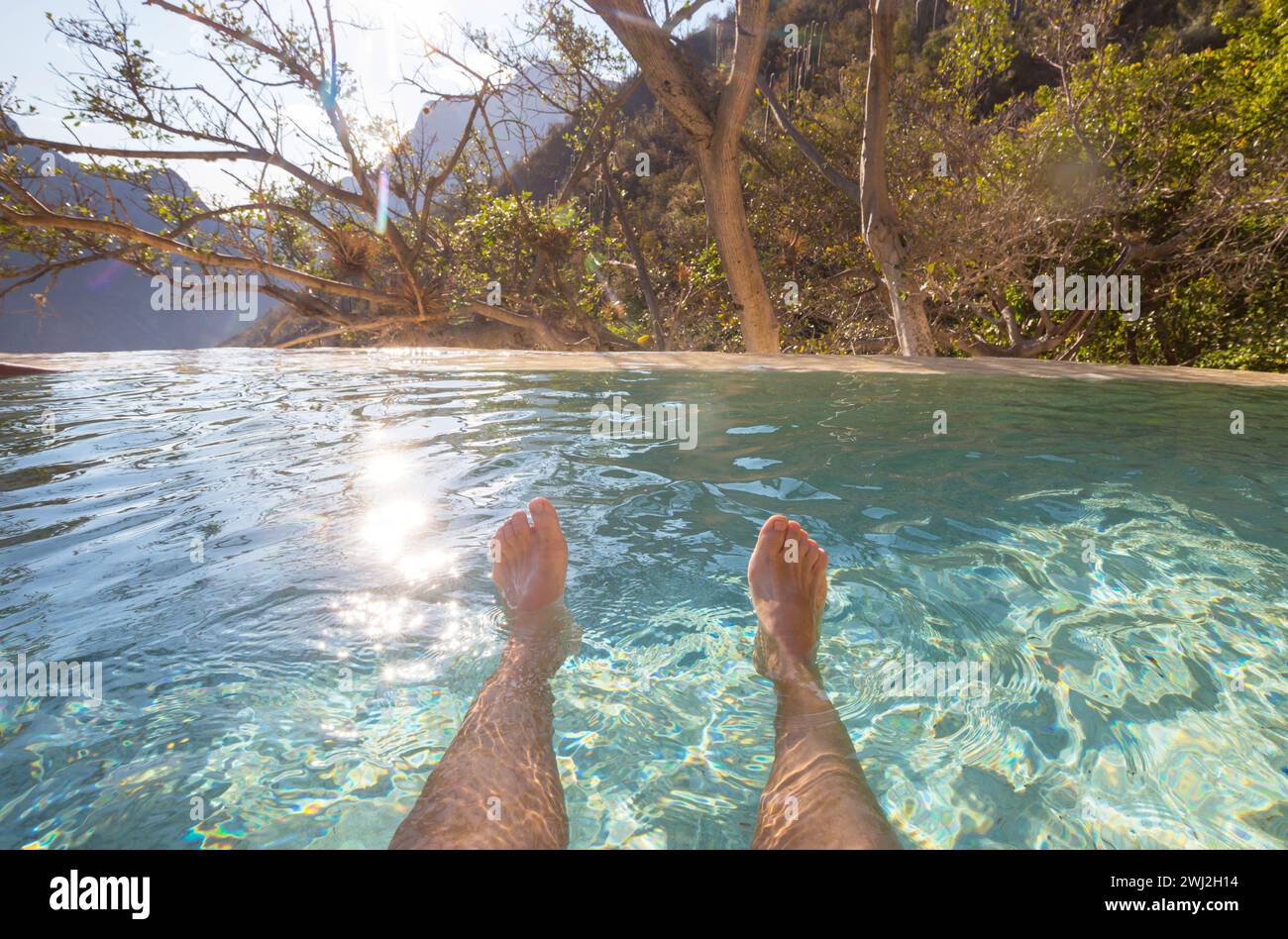The Grutas of Tolantongo are a national park with hot springs, in the ...