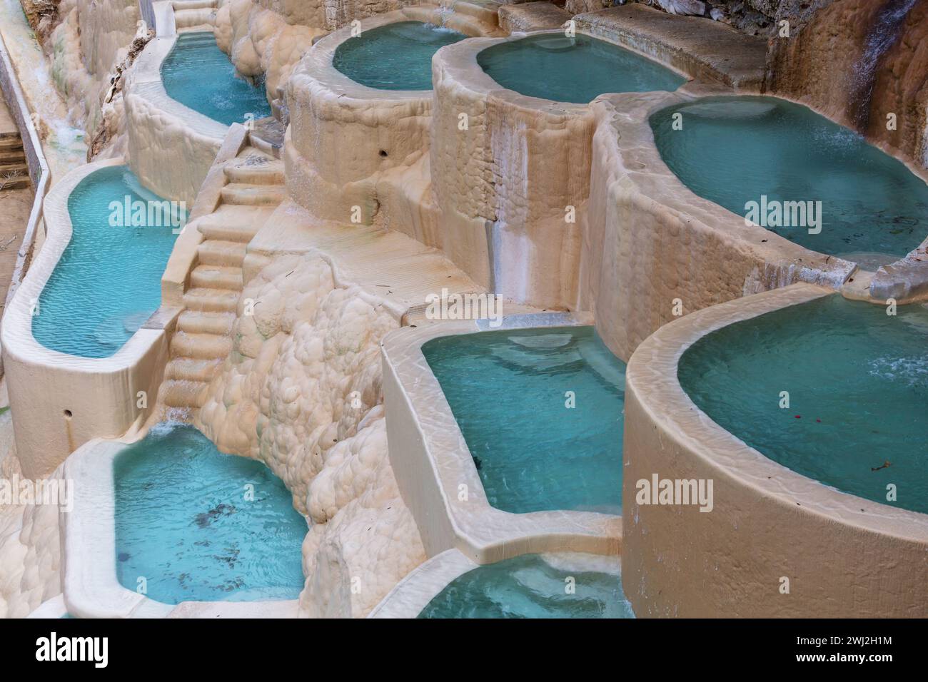 The Grutas of Tolantongo are a national park with hot springs, in the ...