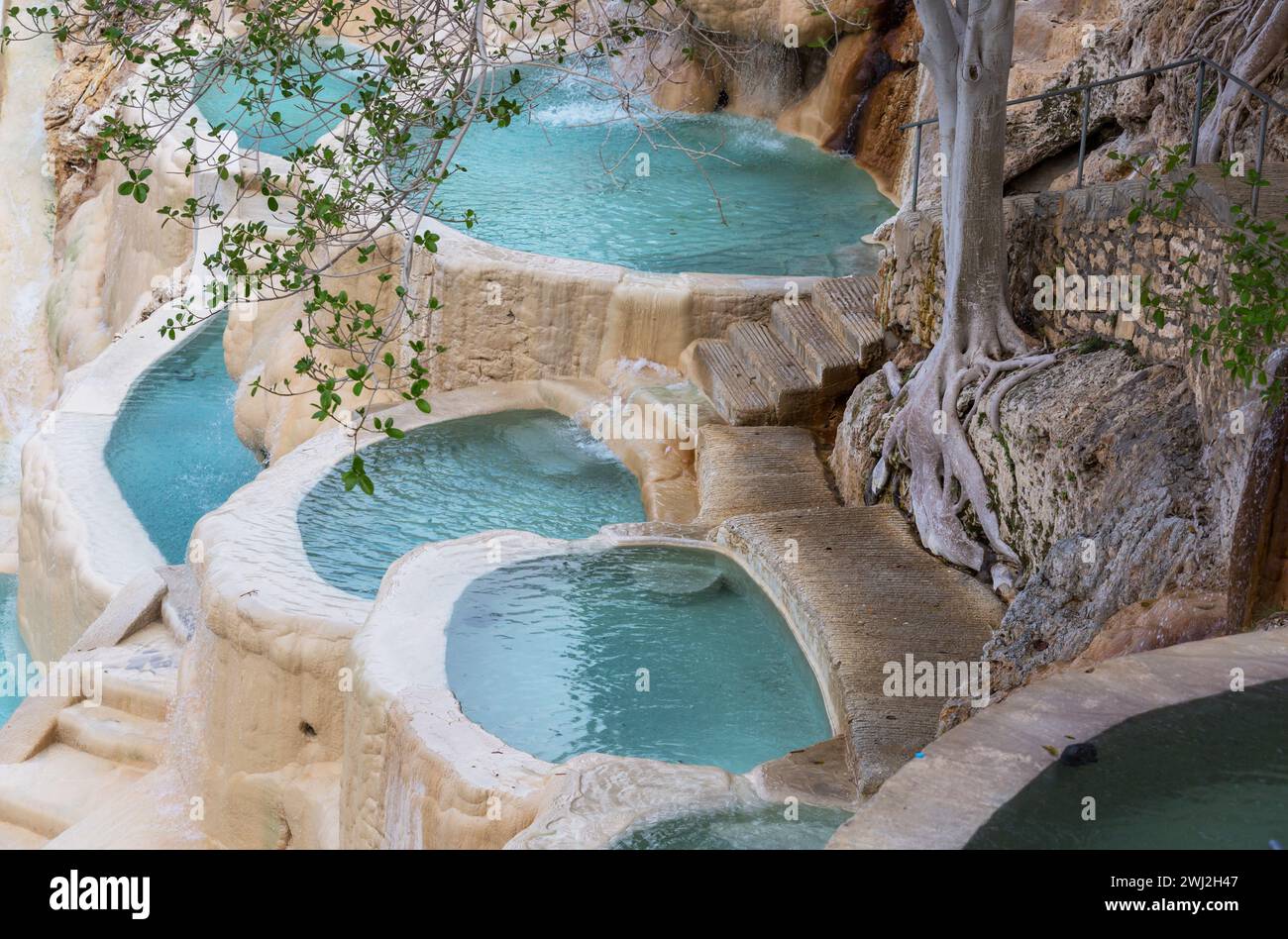 The Grutas of Tolantongo are a national park with hot springs, in the ...