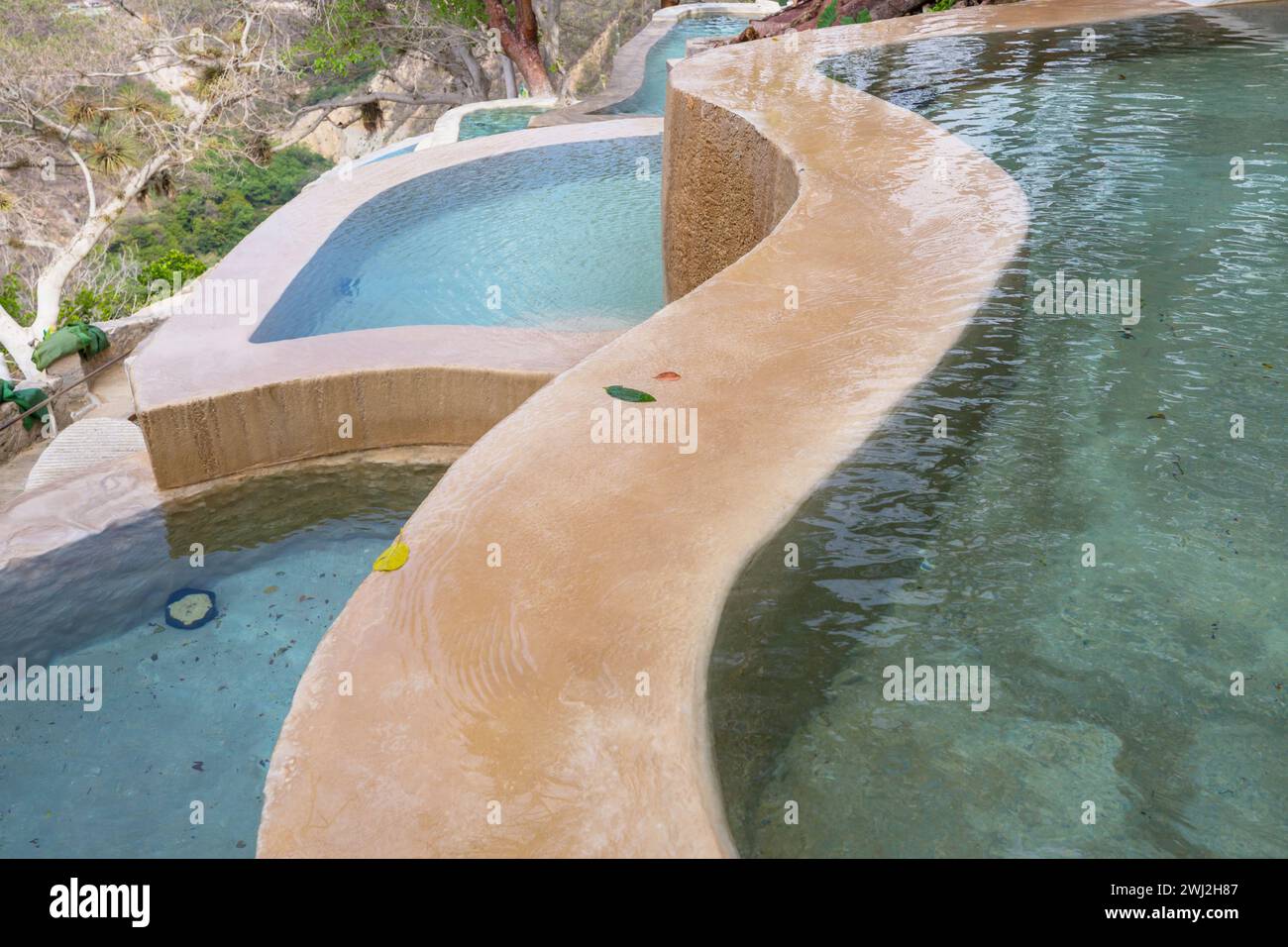 The Grutas of Tolantongo are a national park with hot springs, in the ...