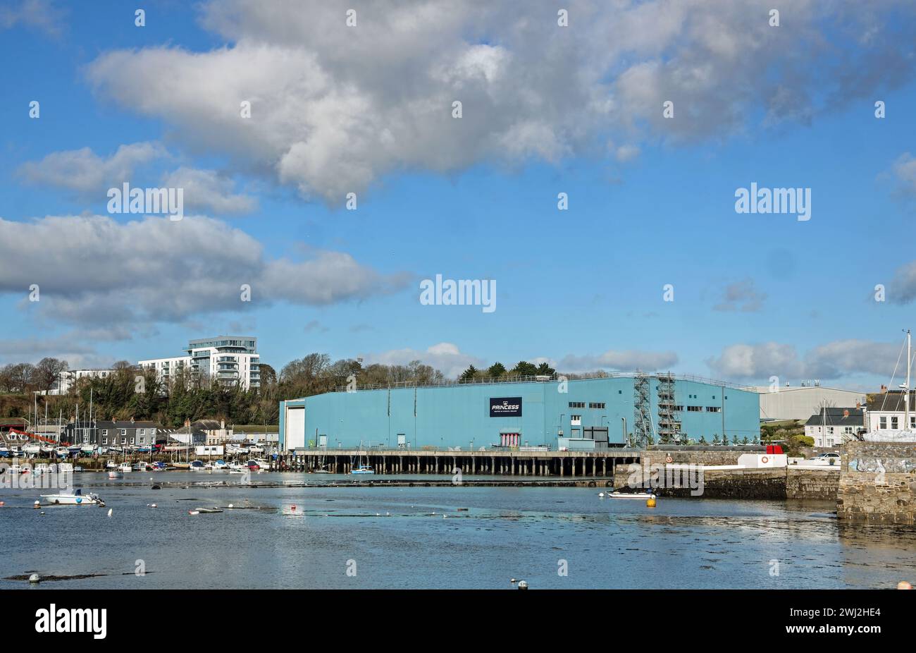 Princess Yachts Stonehouse Pool factory in Newport Street, Plymouth ...