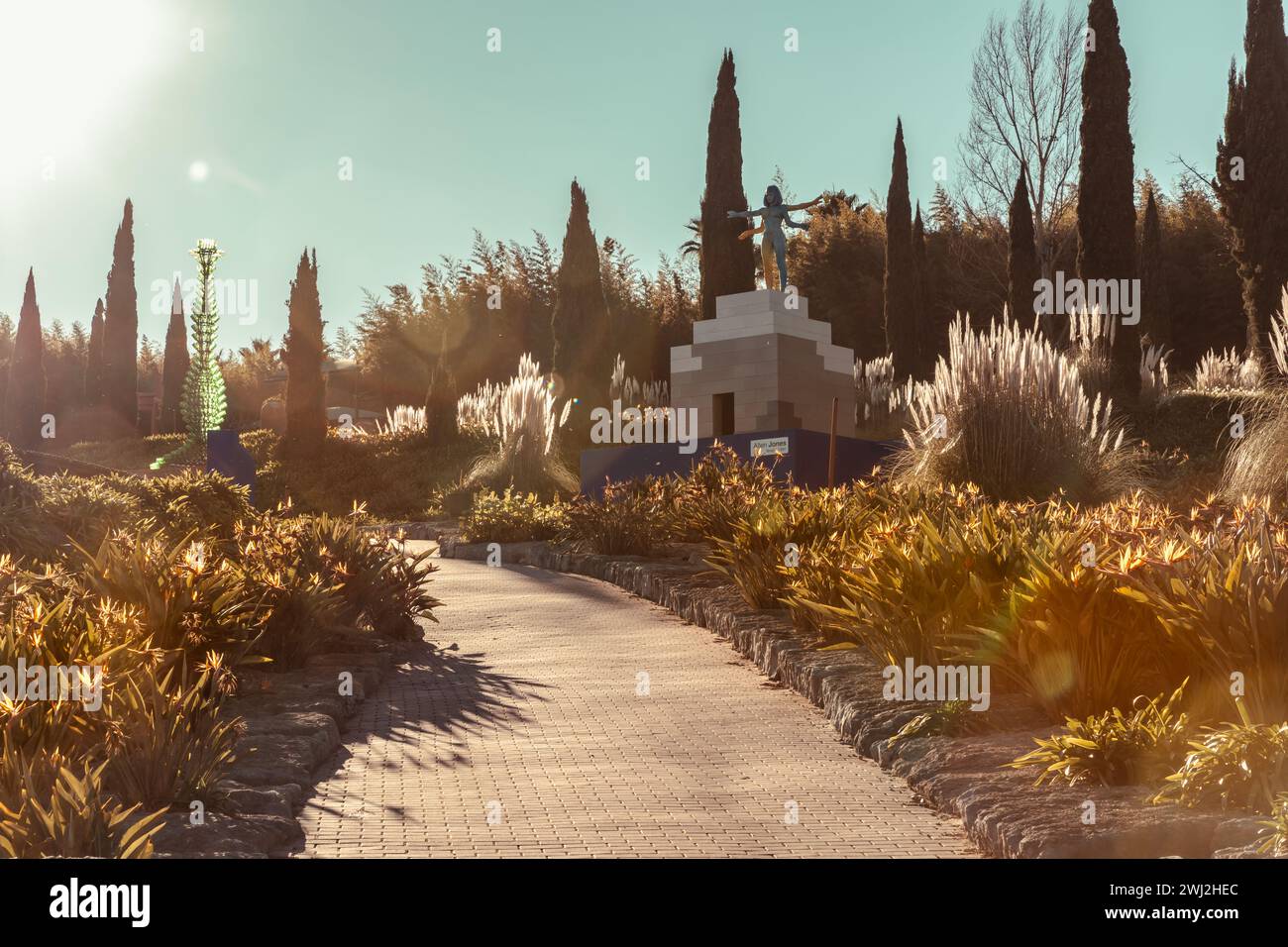 Beautiful plant diversity and art sculptures in the Bacalhoa Buddha ...