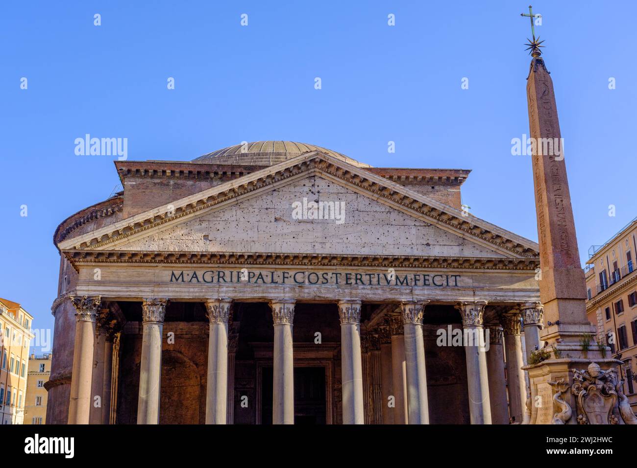 Stone columns of the pantheon hi-res stock photography and images - Alamy