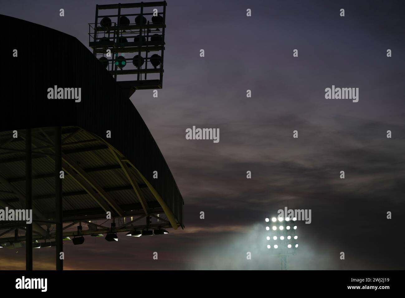 A general of the floodlights at Selhurst Park, London. Picture date: Monday February 12, 2024 ...