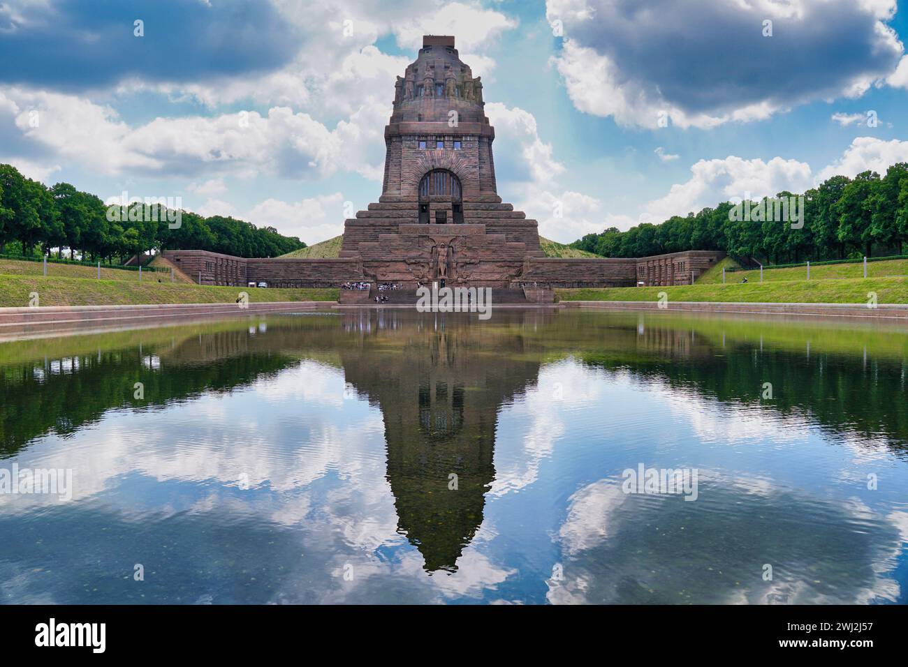 Leipzig Monument to the Battle of the Nations Stock Photo - Alamy