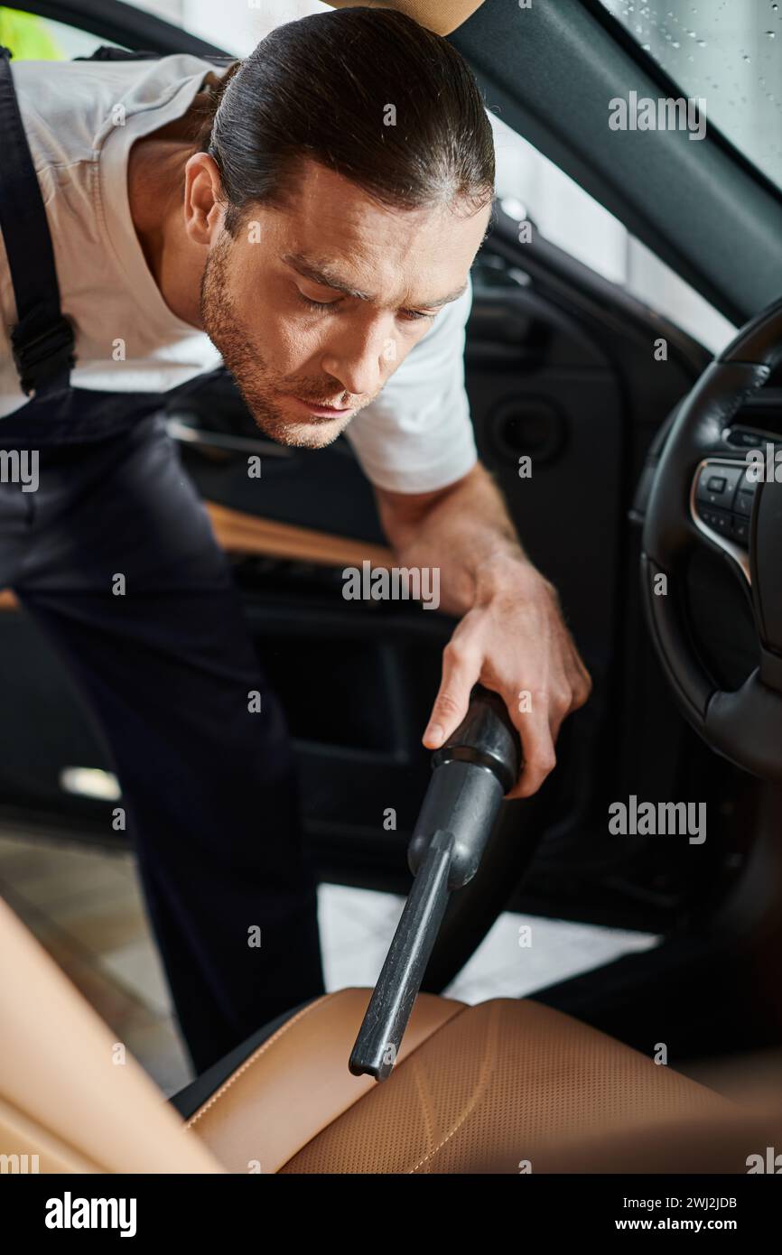 Car detailing professional cleaner hi-res stock photography and images ...