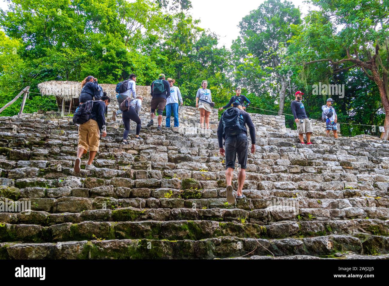 Tulum Quintana Roo Mexico 01. October 2023 People tourists tourism at ...
